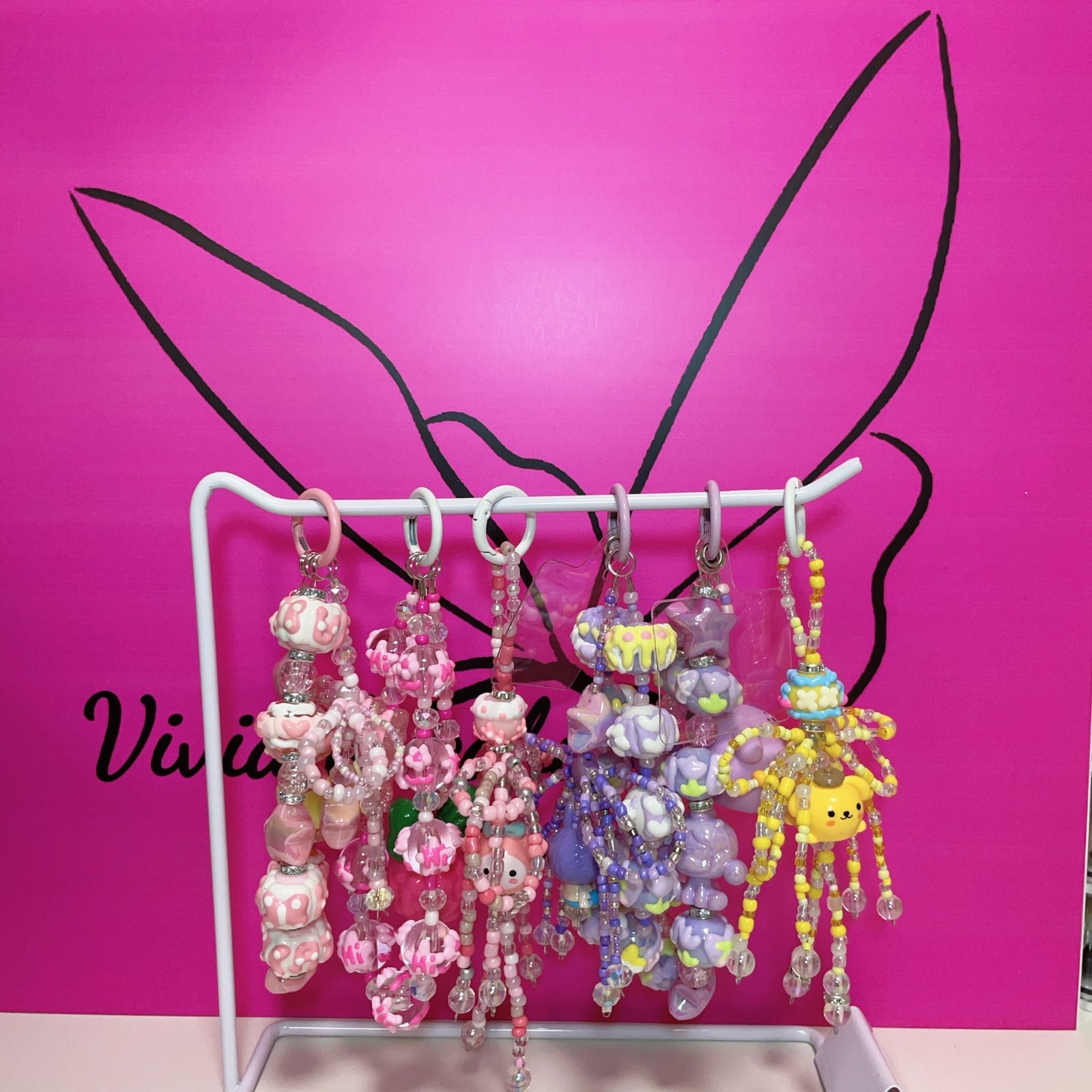 090 Beaded pen + key chain capsule – Qingzhou Vic Agritech Co., Ltd ...